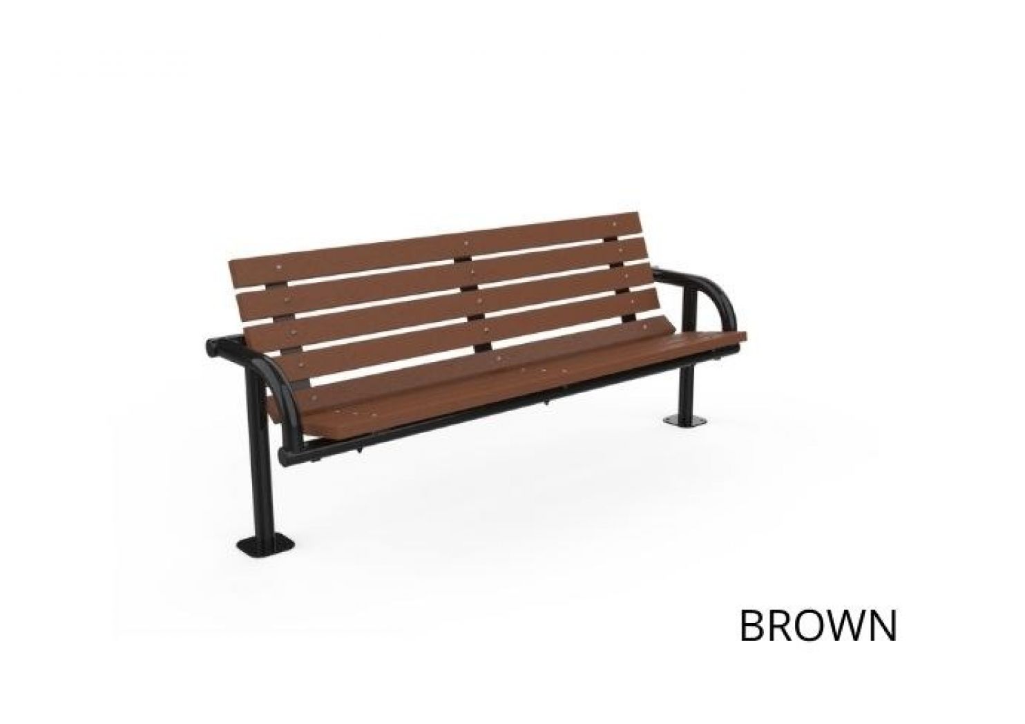 Single-Post Contour Park Bench | Ultrasite
