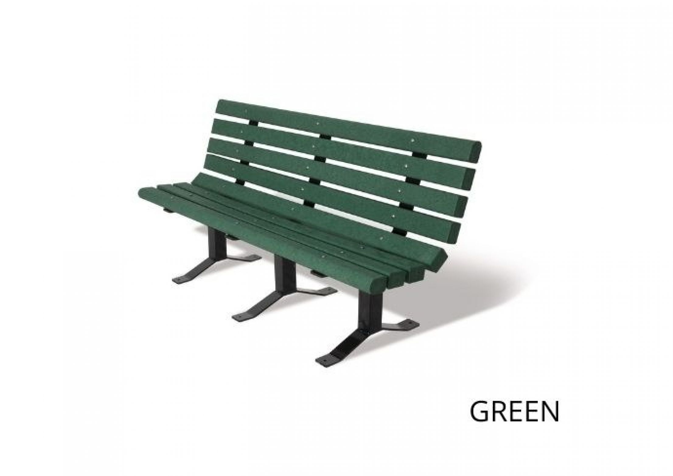 Recycled Bench with Back | Ultrasite